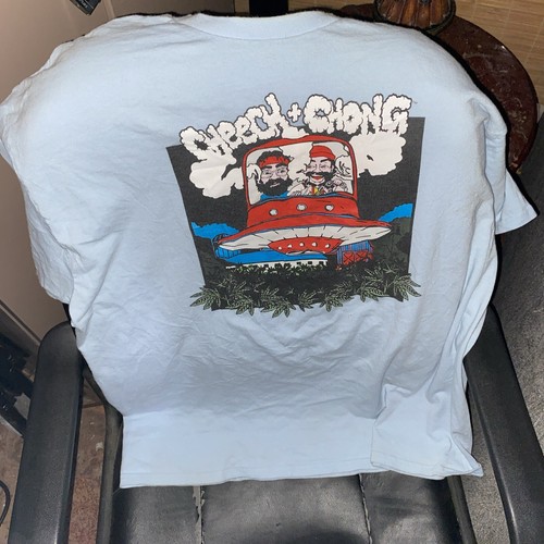 Cheech and Chong shirt extra large light blue | eBay