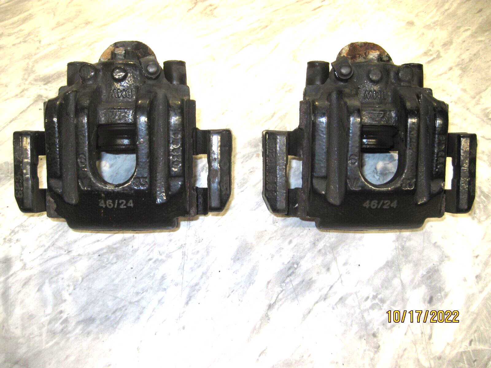 2006 2007 2008 2009 2010 BMW M5 & M6 Left & Right Rear Disc Brake ...