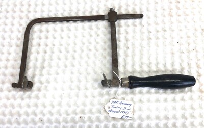 Vintage! 7" Blade West Germany Fret Jewelers Wood Handle Hand Saw 4".1/ ...