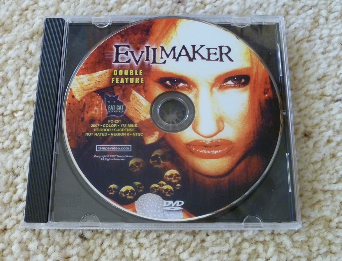 EVILMAKER DOUBLE FEATURE DVD Stephanie Beaton Felicia Pandolfi Kylene ...