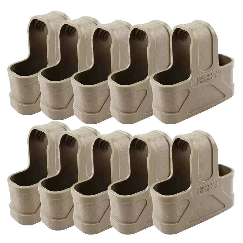 10Pcs Tactical 5.56 Mag Rubber Pull Rubber NATO Cage Loops Fast ...
