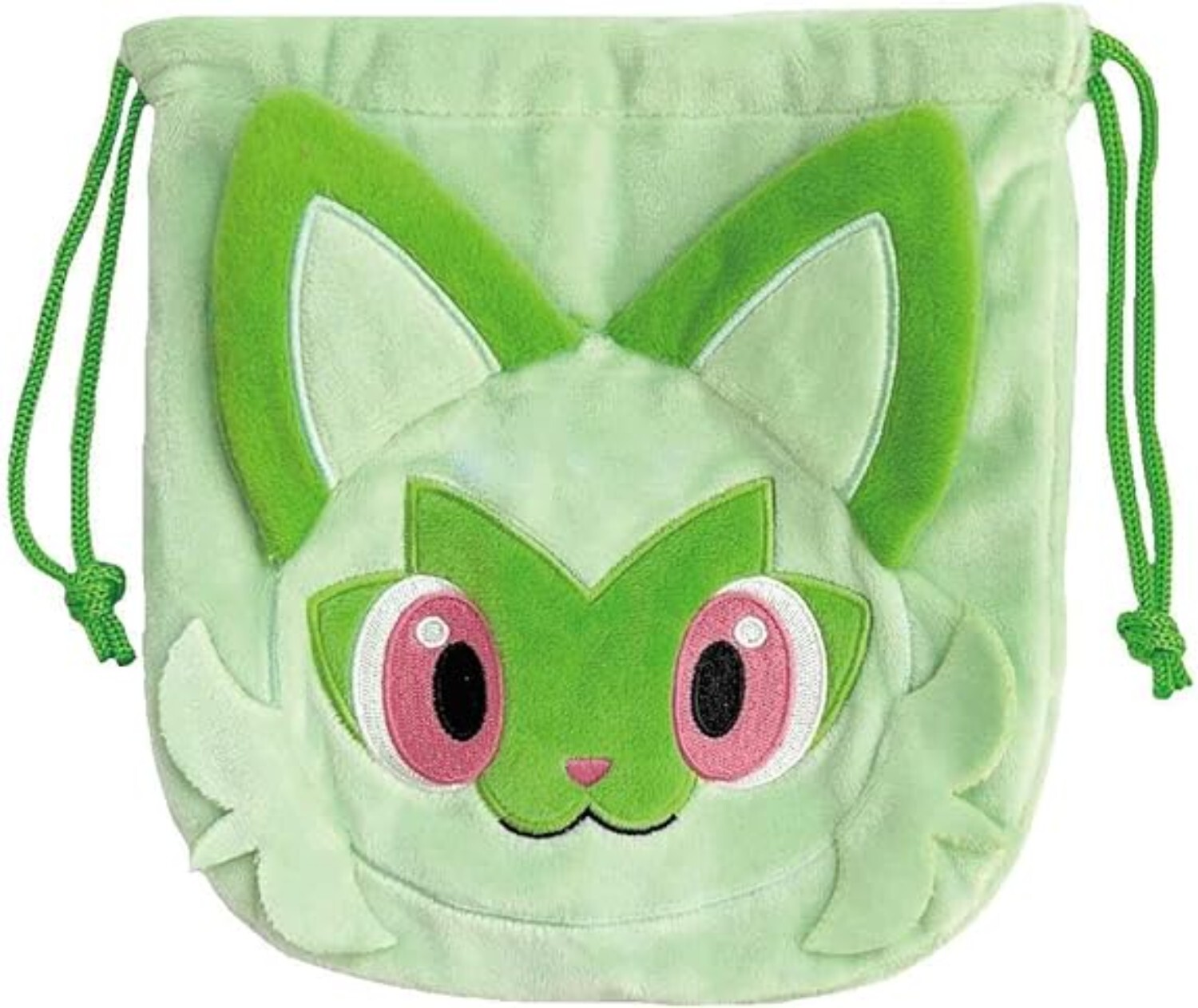 Pokemon Plush Drawstring Bag Sprigatito Pouch Pocket Monster Pokémon ...