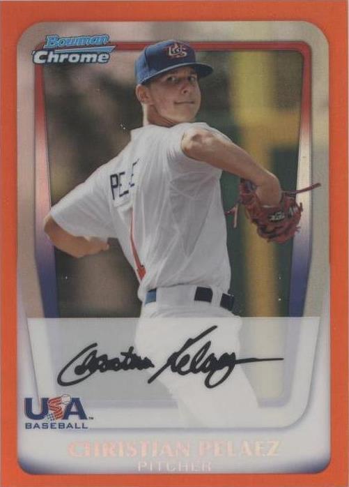 2011 Bowman Draft Picks & Prospects - Chrome Prospects Christian Pelaez ...