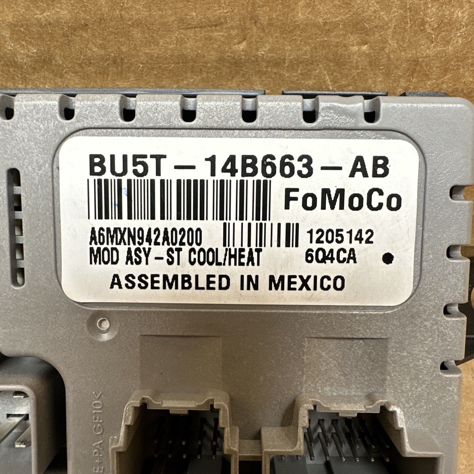 2011-2015 LINCOLN MKX SEAT TEMPERATURE CONTROL MODULE BU5T-14B663-AB ...