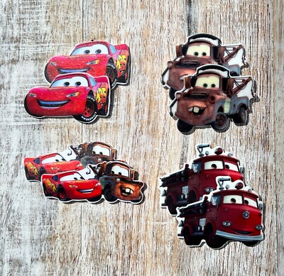 Disney's Cars Flat Back Planar Resin | Lightning McQueen Tow Mater | eBay