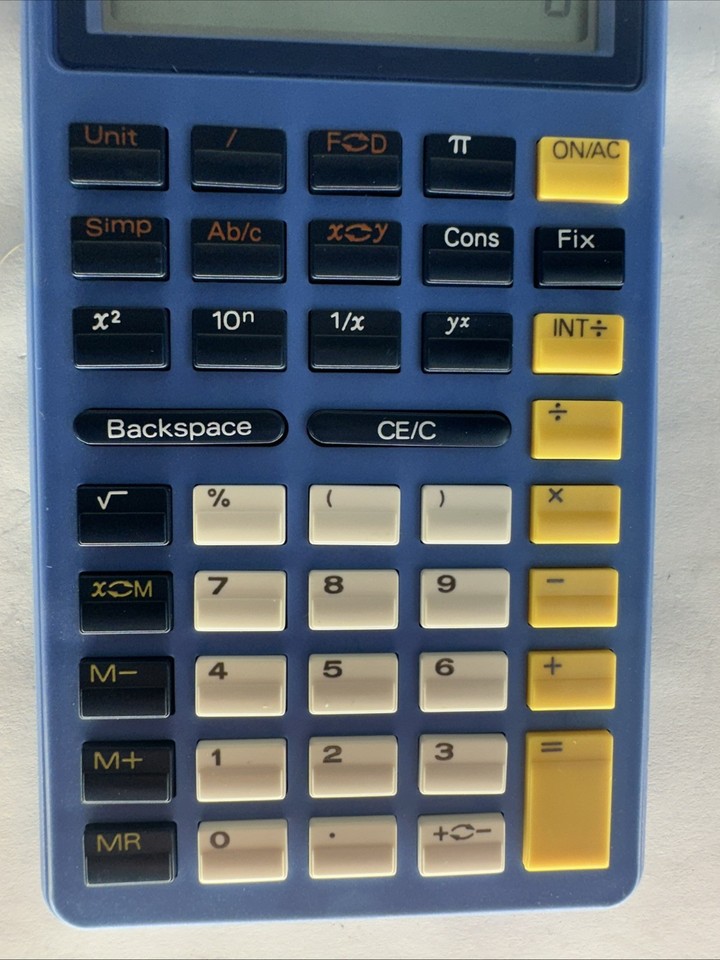 1988 Vintage TI Texas Instruments Math Explorer Calculator w/Cover | eBay