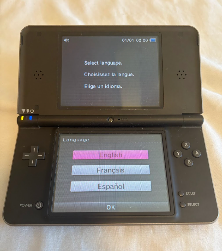 Nintendo DSi XL Handheld Console - Dark Gray - With Charger - Tested ...