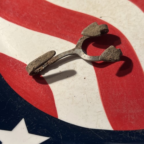 Dug Civil War Unusual Set Arrowhead Buckle Hooks | eBay