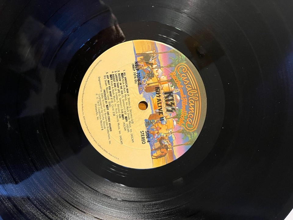 Kiss Alive II 1977 Vinyl Casablanca Records 1st Press NBLP 7076-2 ...