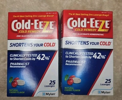 Cold Eeze Cold Remedy 25 Lozenges By Cold-Eeze ( 2 Pack ) Cherry 91108320251| eBay