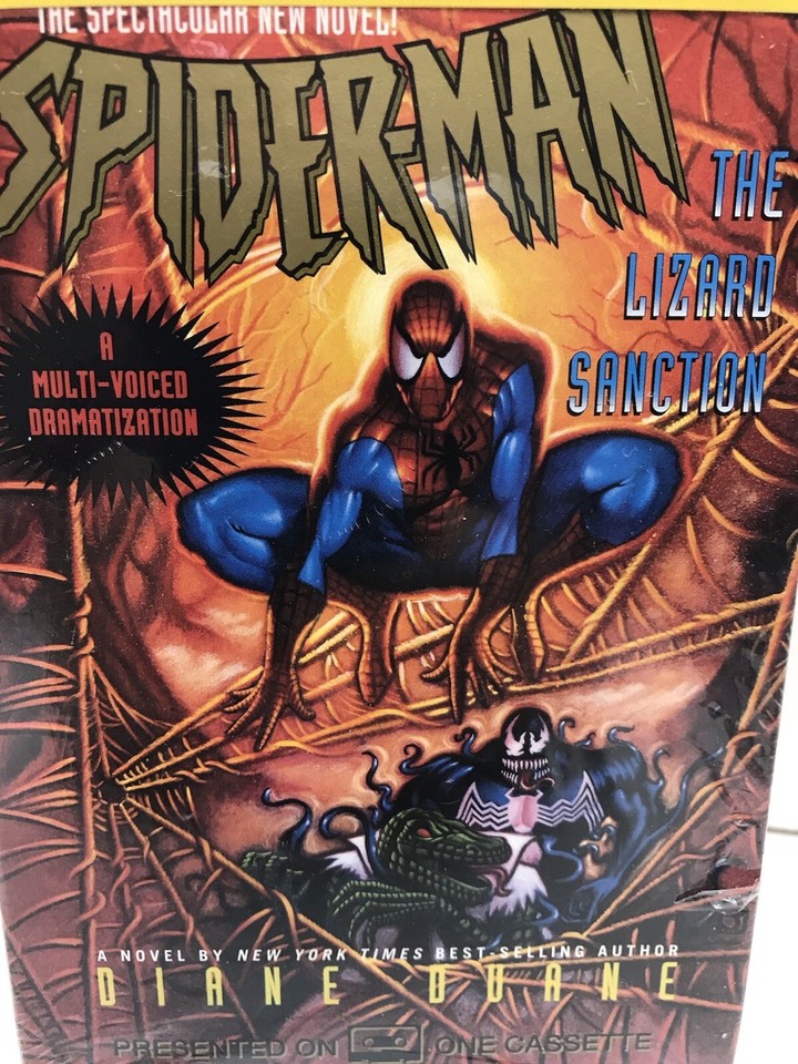 SpiderMan the Lizard Sanction Audio Cassette By Diane Duane 1996 Simon ...