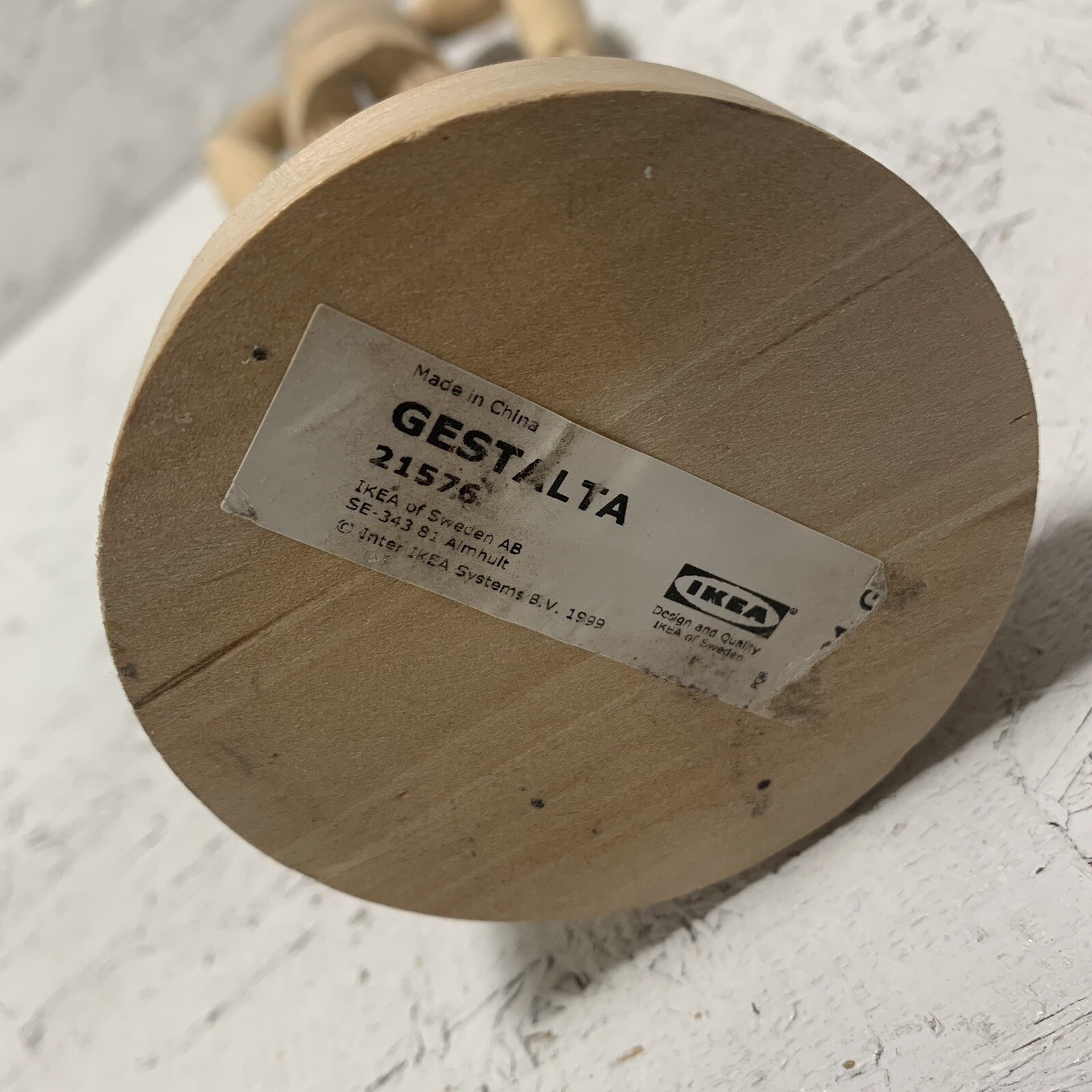 Ikea Wooden Jointed poseable Artist Model Gestalta 13" Figure Natural Color | eBay UK