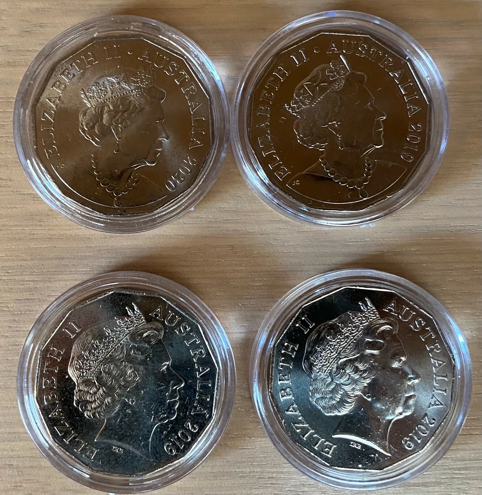 Australian 50 cent coin collection 2019 - 2020 UNC Jody Clark (JC) IRB ...