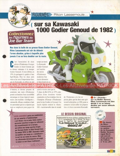 KAWASAKI Z1000 GODIER GENOUD 1135 R Z 1000 1982 Joe Bar Team Fiche Moto ...