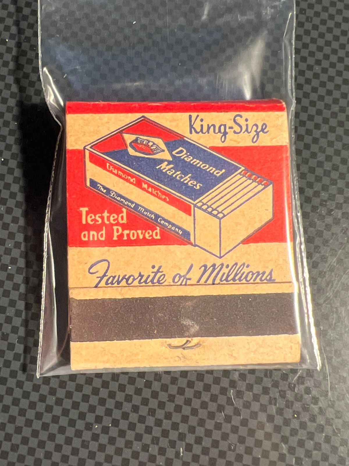 VINTAGE MATCHBOOK - DIAMOND MATCHES - KING SIZE -UNSTRUCK! | eBay