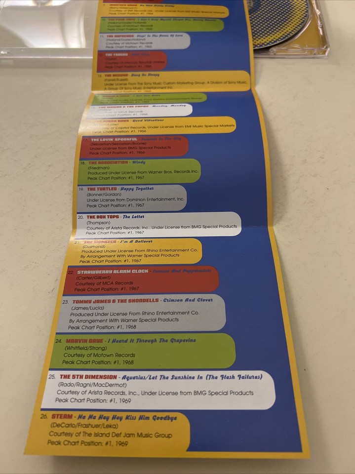 Pure 60's: The #1 Hits by Pure 60's: The #1 Hits / Various (CD, 2002 ...