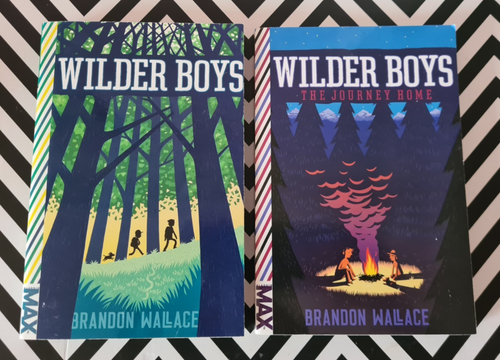 WILDER BOYS by BRANDON WALLACE 2 Book Bundle Adventure Children Young ...