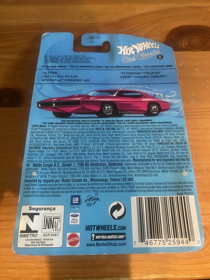 Hot Wheels Cool Classics '77 Pontiac Firebird 4/30 Spectrafrost FREE ...