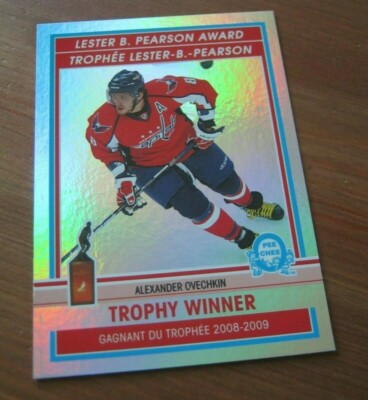 2009-10 OPC O Pee Chee Trophy Winner #TW 3 Alexander Ovechkin ...