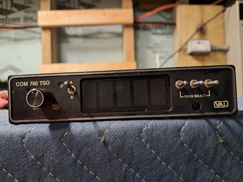 val com 760 TSO airplane radio | eBay