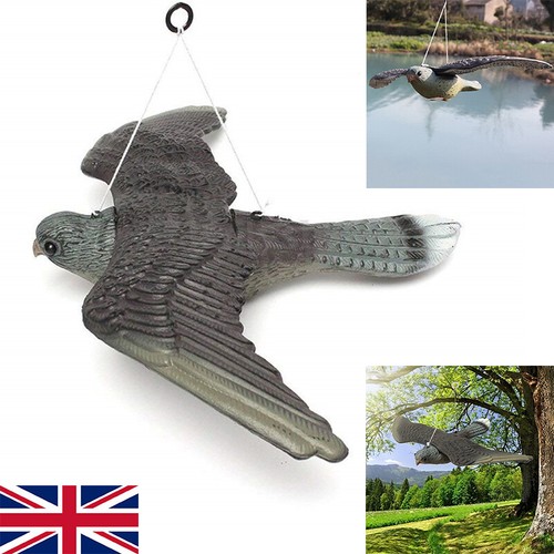 Flying Hawk Pest Deterrant Garden Lawn Pond Bird Cat Scarer Decoy ...