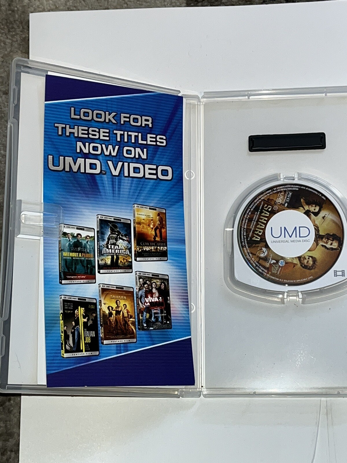 Sahara (UMD Video PSP, 2005) VERY GOOD 97360340846 | eBay