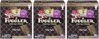 FUGGLER FUNNY UGLY MONSTER VINYL FIGURES LOT OF 3 BLIND BAGS NEW ...