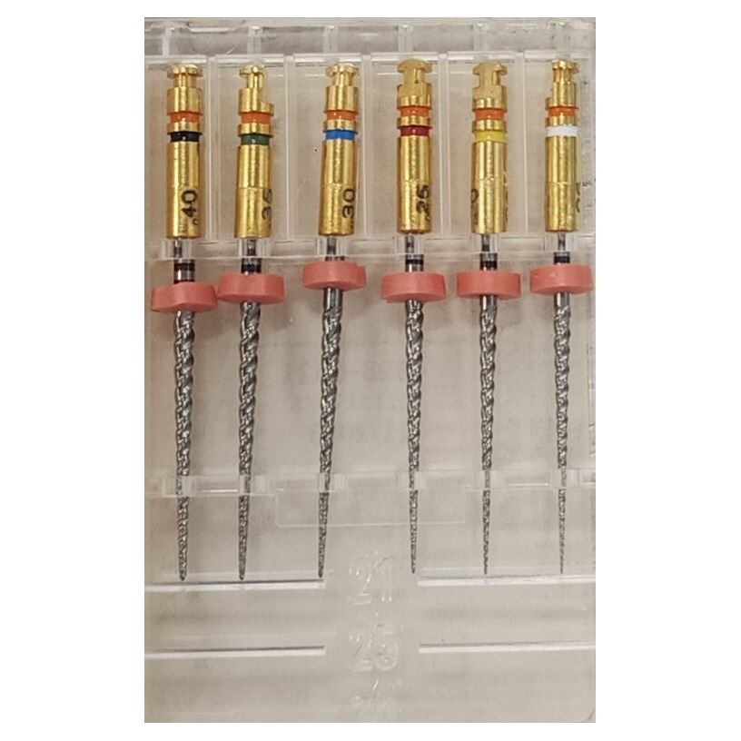 *6-Pieces* Kerr SybronEndo K3 Files Taper-06 Size-ASSTD Length-21mm 825 ...