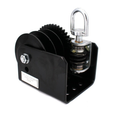 Worm Gear Split Drum Wire Rope Winch, Heavy Duty Construction, Capacity ...