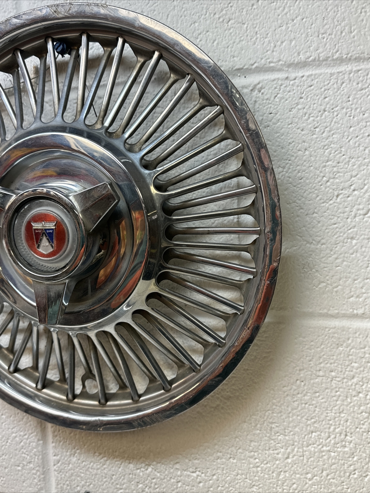 OEM Ford Set of 4 13" spinner wire hubcaps 1963-65 Mustang Falcon ...