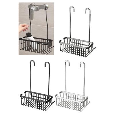 Hanging Shower Rack Shampoo Bracket Metal Bathroom Storage Rack ...