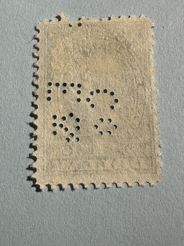 US Stamp $1 US Internal Revenue Stamp Scott #R276 Perfin Series 1940 ...