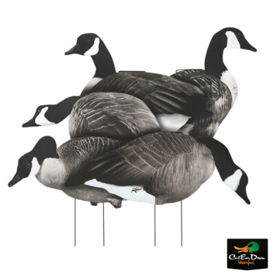REAL WHITE ROCK 2D ROCKONOMY PRINTED CANADA GOOSE SILHOUETTE DECOYS ...