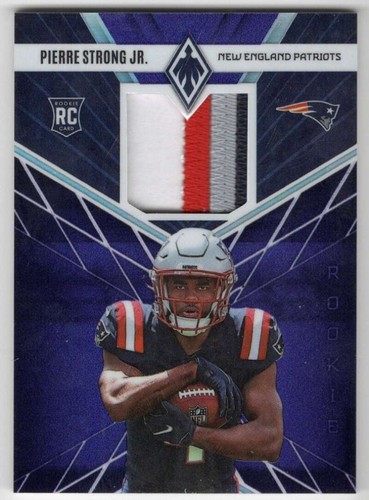 PIERRE STRONG JR RC 2022 Panini Phoenix /75 Rookie Memorabilia Purple ...