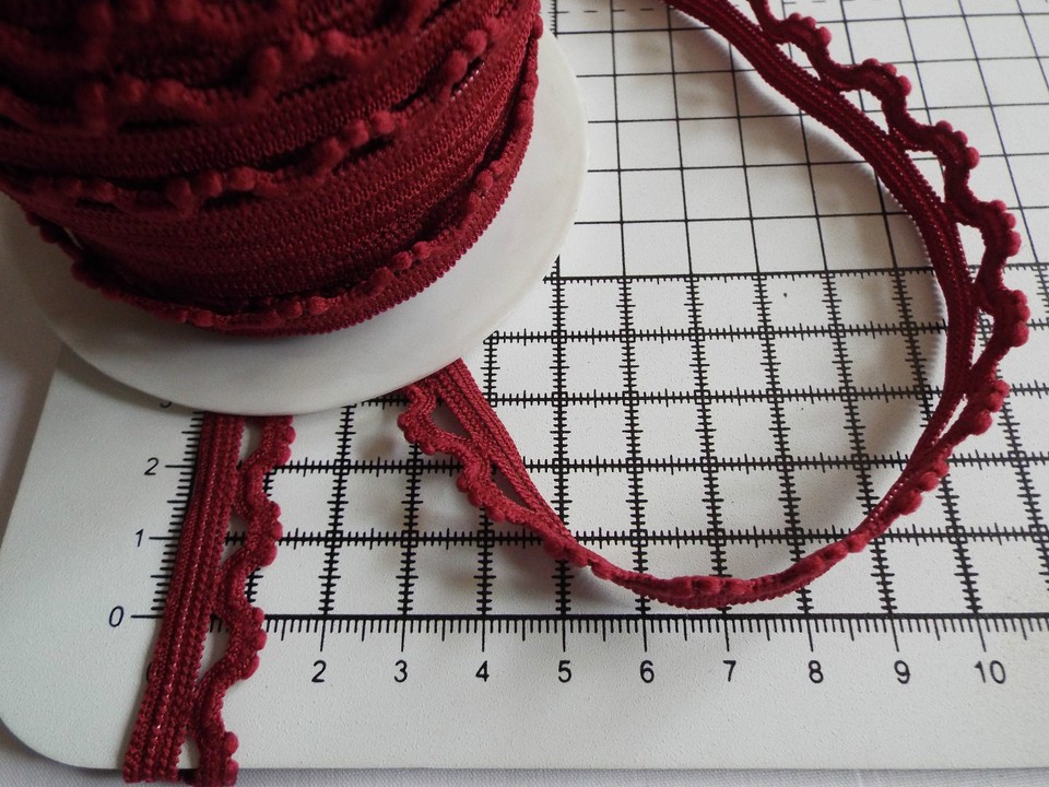 3 m-Decorative elastic lace,stretch trim 16mm wide, for sewing,lingerie ...