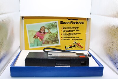 VINTAGE RETRO CONTINENTAL ELECTROFLASH 555-S CAMERA W/ORIGINAL BOX | eBay