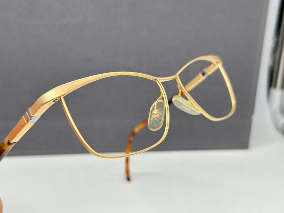 Starck Mikli Brille Herren Damen gold Eckig Bioop P303 NP:477€ | eBay