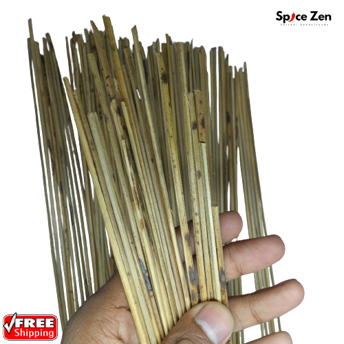 +100Pcs Dried Coconut Leaves Sticks For Art Craft Deco Home Decor 30cm ...