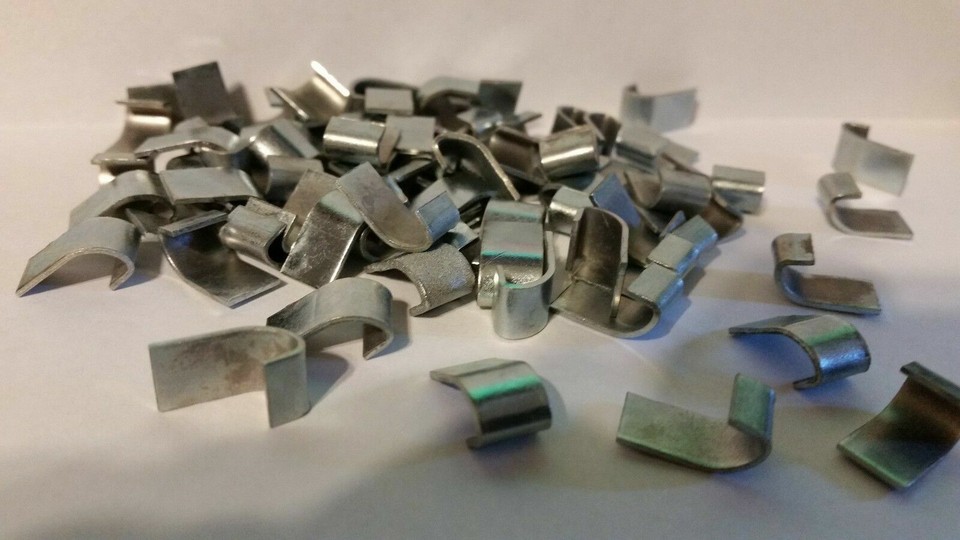 5/16" x 1/2" Standard J-Clip Galvanized, Stainless Steel or Aluminum ...
