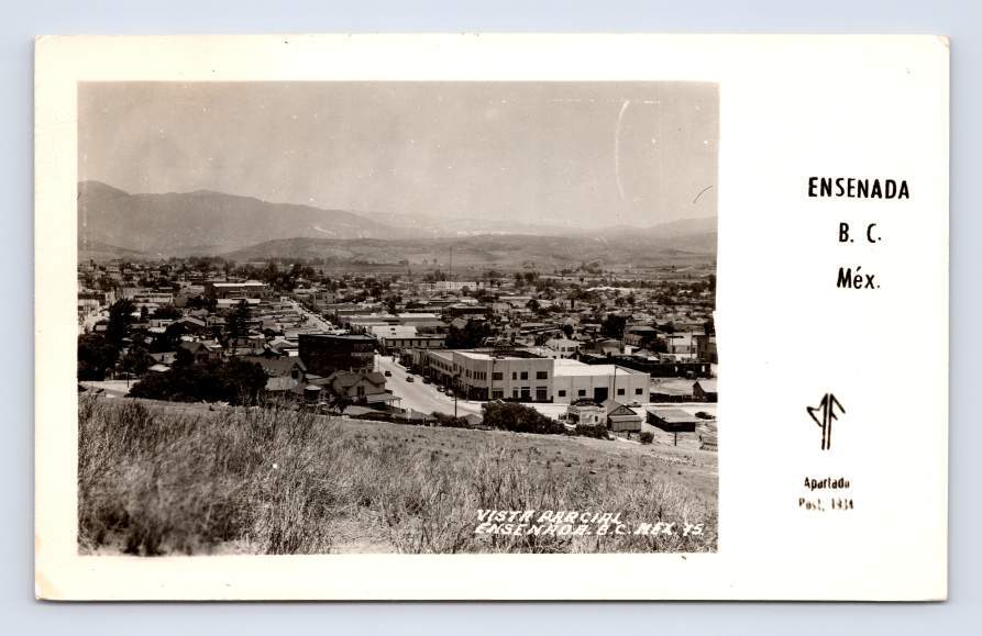 Ensenada Baja California RPPC Vintage Real Photo Postcard Foto ~1940s ...