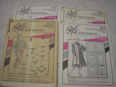 New Great Fit Sewing Pattern Size 38-60 Uncut Vintage Plus Size & Half ...