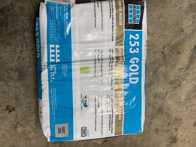 0253-0050-21 Gray 50Lbs 253 Thinset "Gold" Laticrete International Inc ...