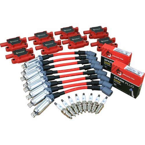 LS PERFORMANCE KIT Spark Plugs Ignition Coils Wire Set LSx LS1 LS2 LS3 ...