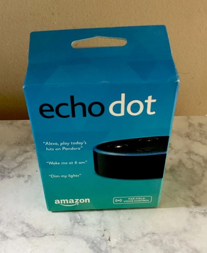 Amazon Echo Dot 2nd Generation Smart Speaker - Black 2016 NEW - Sealed ...