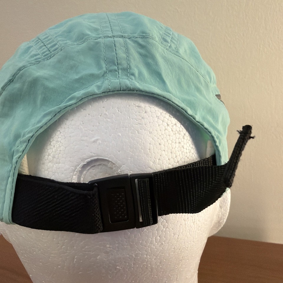 Mountain Hardwear Running Hat Nut Logo Mesh Travel Hiking Cap Teal ...