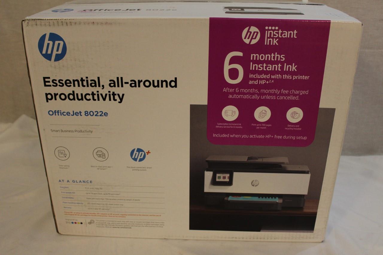 HP OfficeJet 8022e All-in-One Wireless Color Inkjet Printer NEW! | eBay