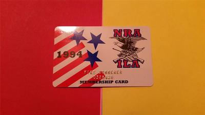 VINTAGE "1994 NRA ILA MEMBERSHIP CARD" NATIONAL RIFLE ASSOCIATION | eBay