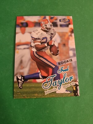 1998 Fred Taylor RC Fleer Ultra Card #214 GATORS JAGUARS CLEAN RC | eBay