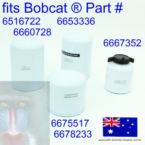 Filter Kit for Bobcat 6675517 6667352 6653336 6516722 325 328 Oil Fuel ...