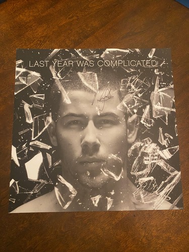 Nick Jonas Last Year Was Complicated Autograph Signed Lithograph LE ...